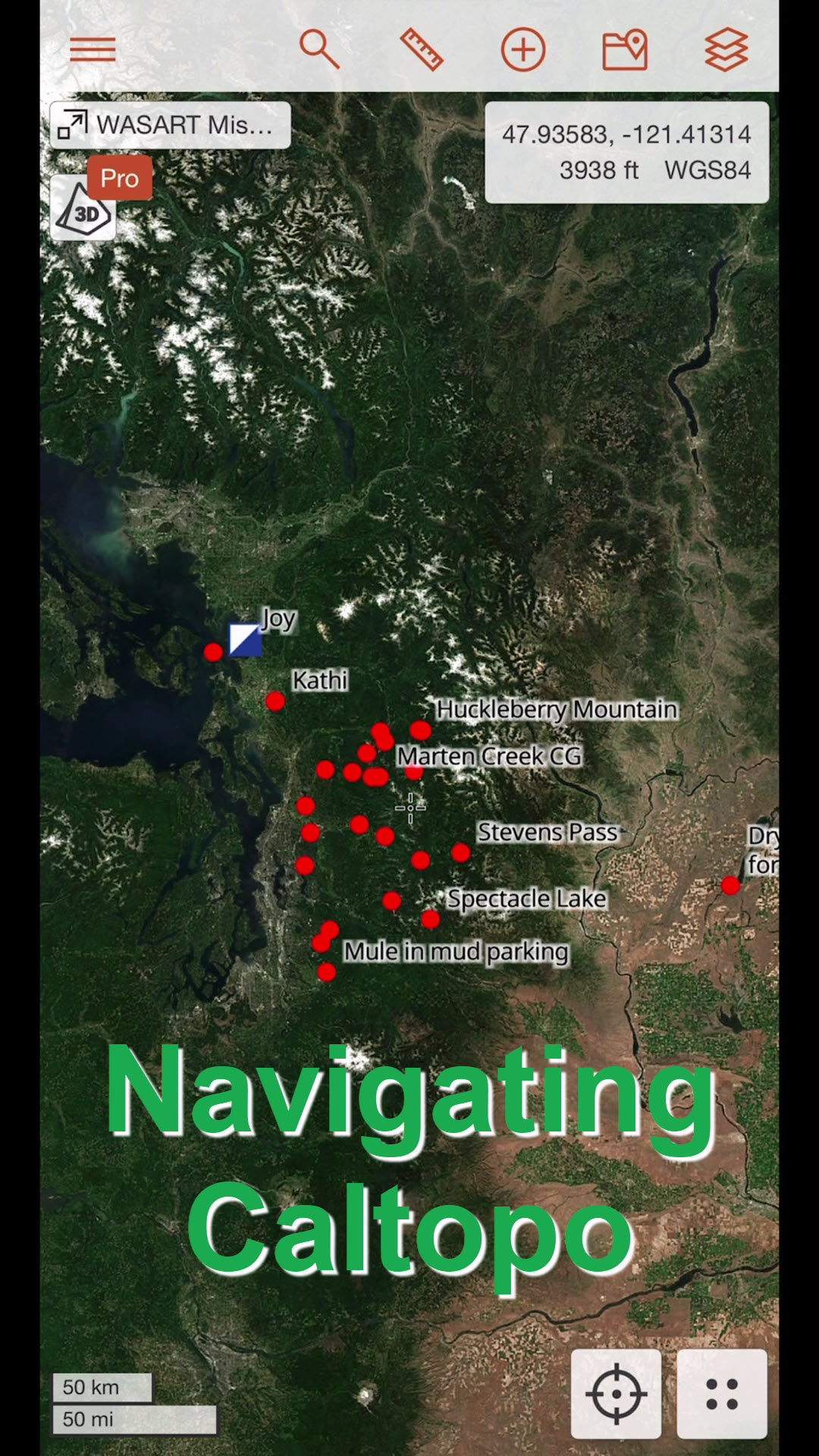 Navigating Caltopo - WASART